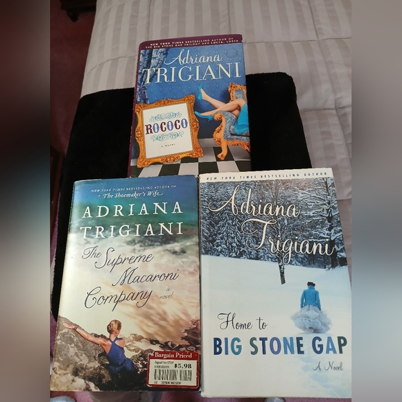 Adrianna Trigiani | Other | Lot Of 3 Adrianna Trigiani Signed First ...